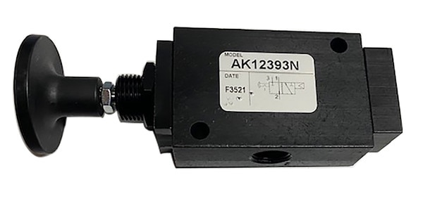 AK12393N Push-Pull Control Valve; 3-WAY; 2 POS; 3/8" NPT 3-Port; w/pilot | FleetSpec